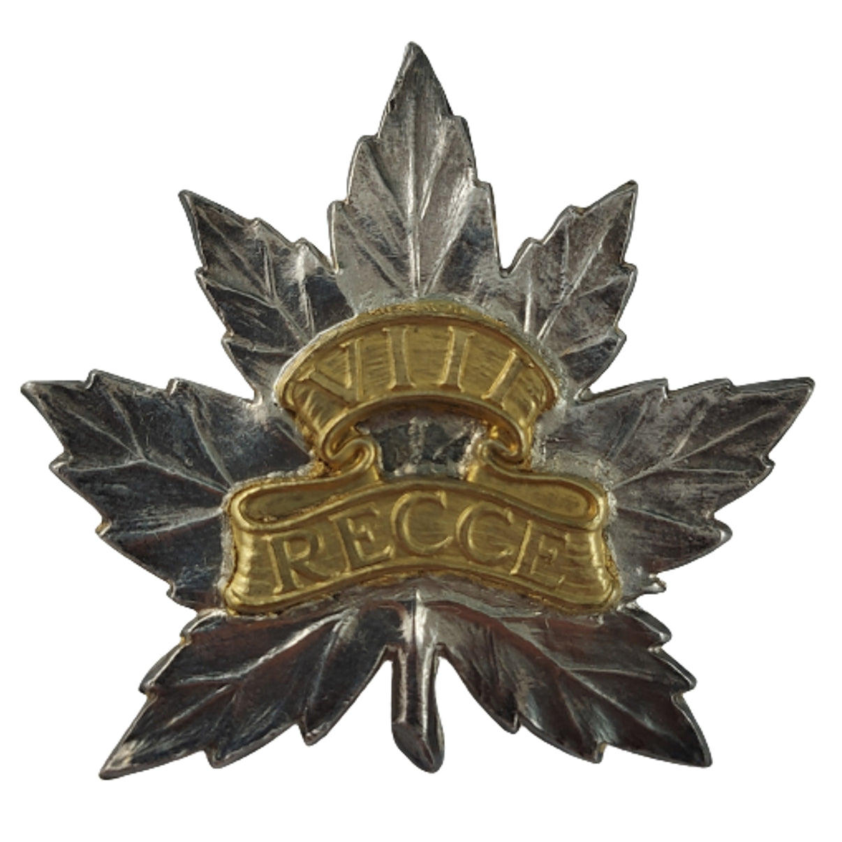 WW2 Canadian VIII REECE Officer's Cap Badge – Canadian Soldier Militaria