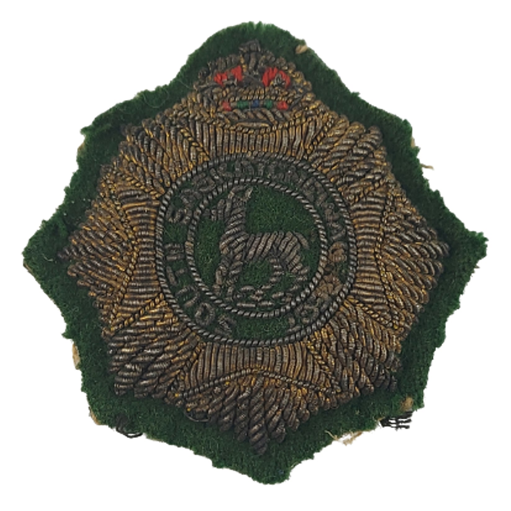 WW2 Canadian SSR South Saskatchewan Regiment Bullion Wire And Cloth Ca ...