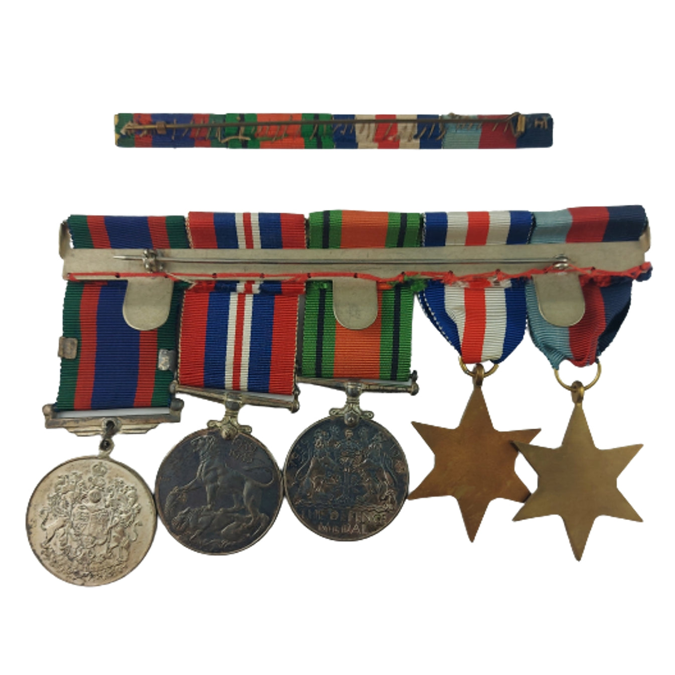 WW2 Canadian Medal Set With Ribbon Bar, Paybook, General Service Pin ...
