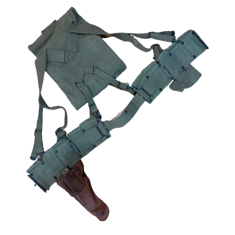 WW2 U.S. United States Army Infantry Webbing Equipment Set 1943 ...